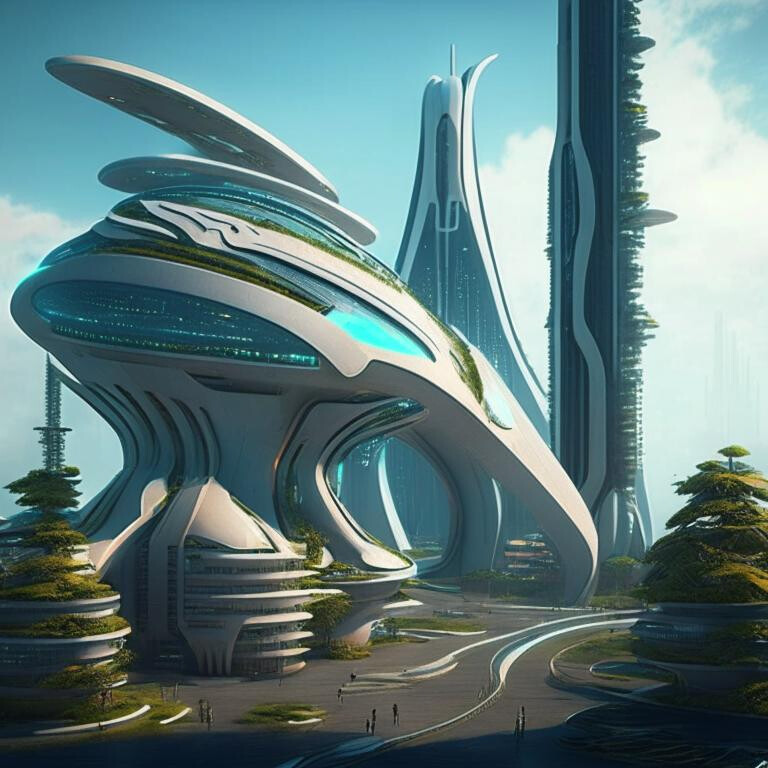 ArtStation - Futuristic city Vladivostok