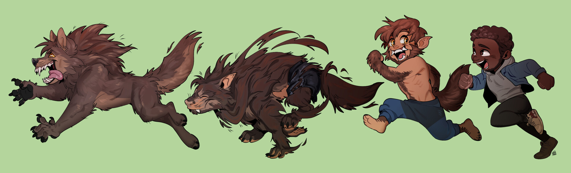 Werewolf Transformation Sequence