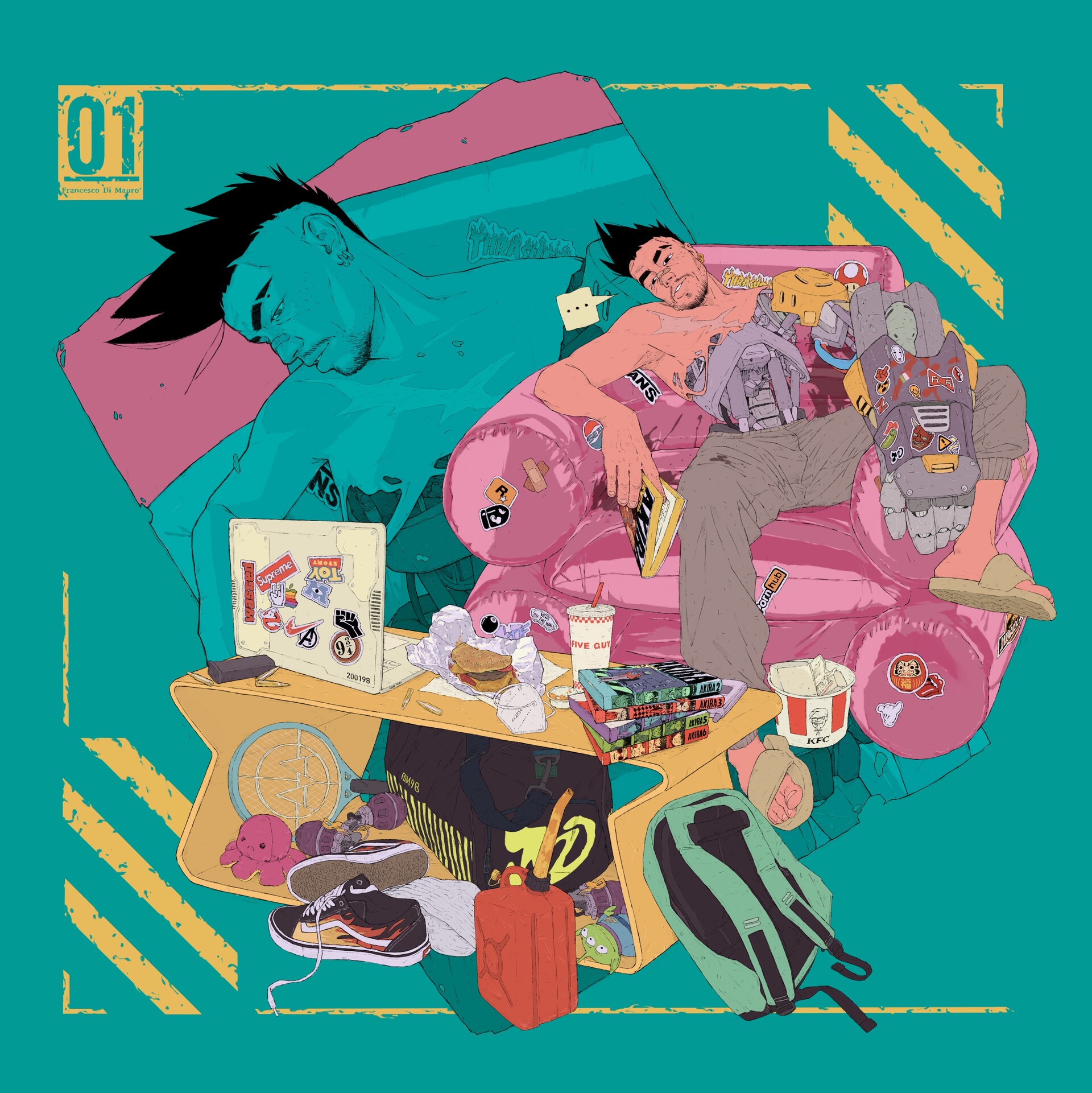 ArtStation - cover cyberpunk