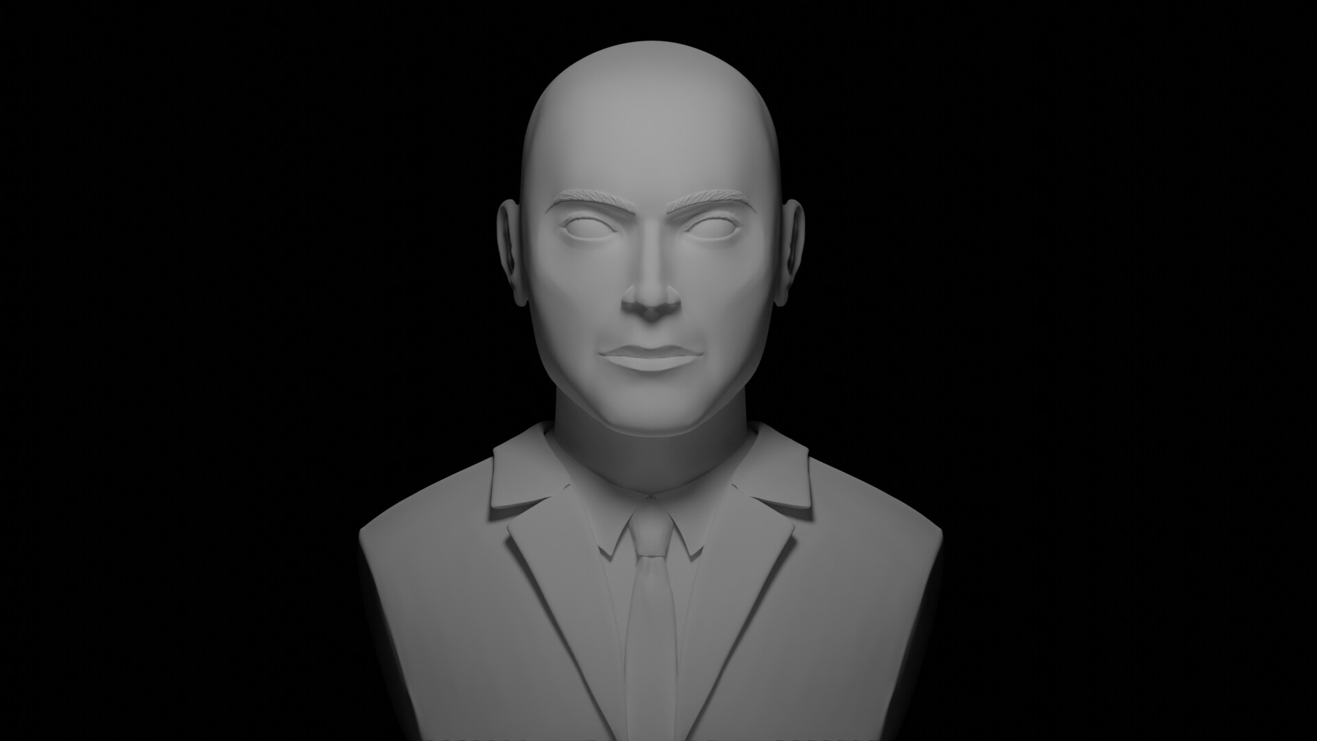 ArtStation - Male Face Sculpture