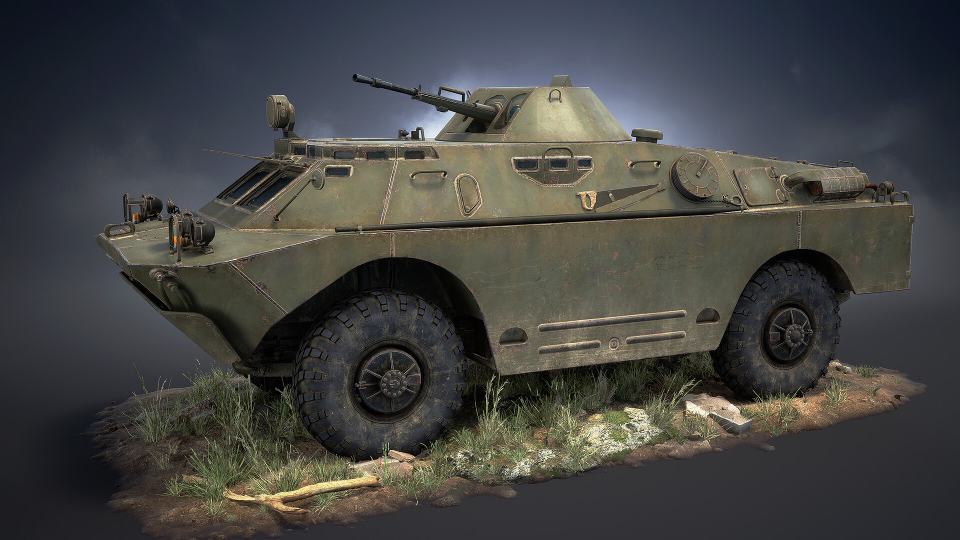 Serhii Ryzhkov - BRDM-2 Game 3D-Model