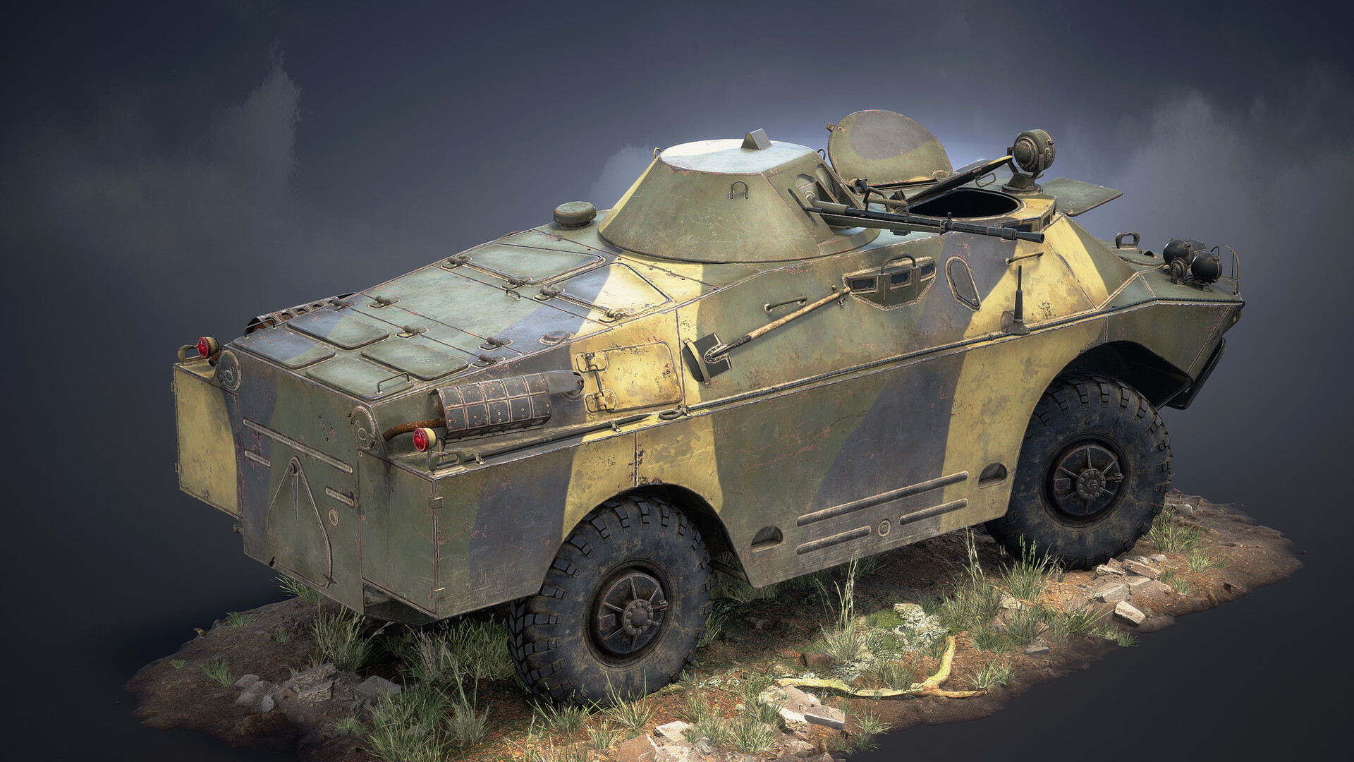 Serhii Ryzhkov - BRDM-2 Game 3D-Model