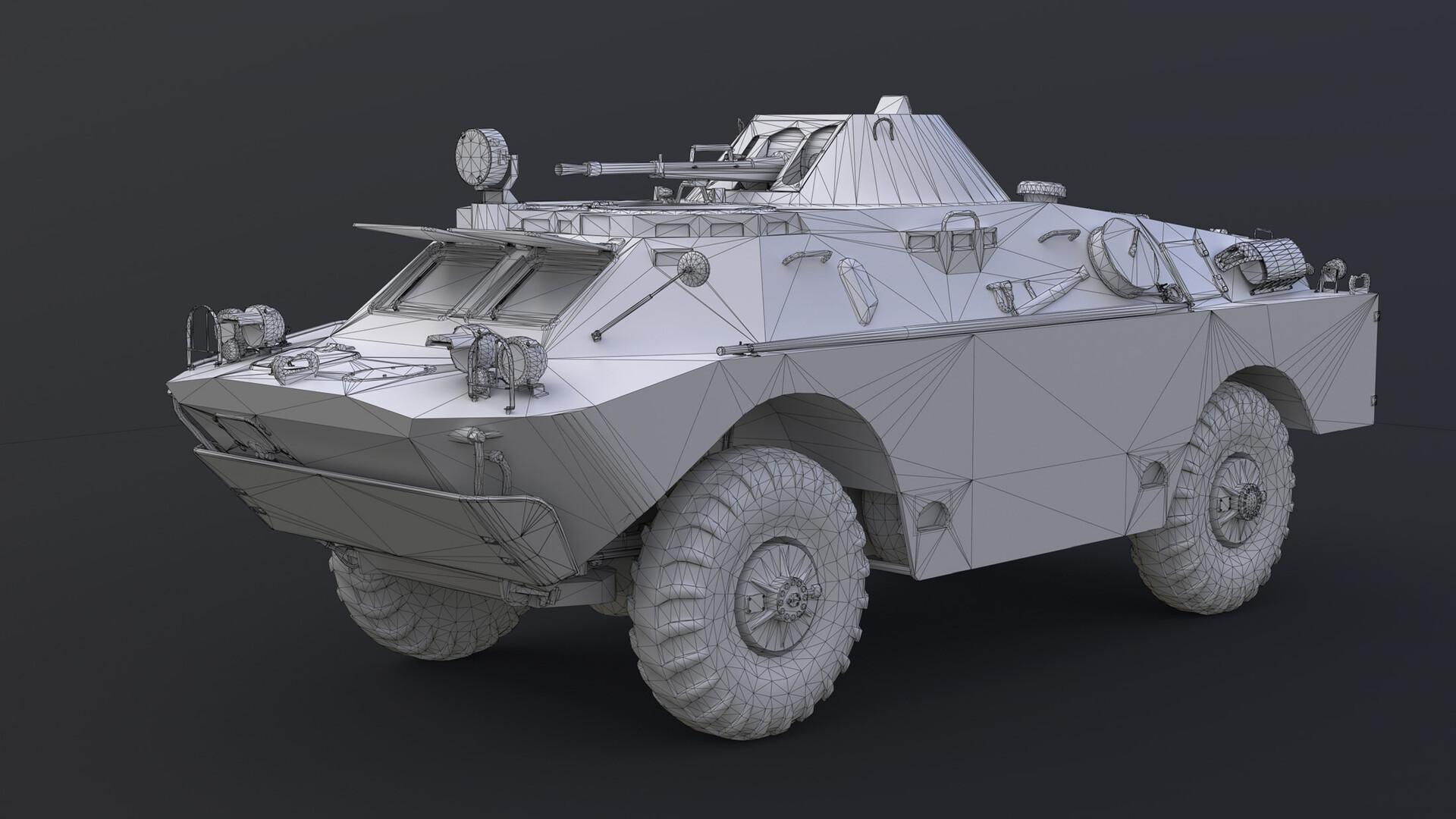 Serhii Ryzhkov - BRDM-2 Game 3D-Model