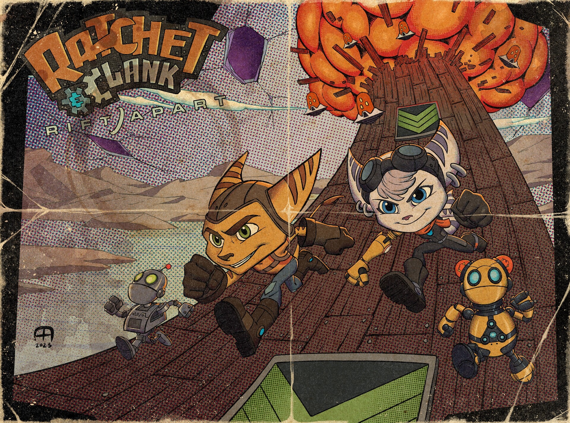 ArtStation - Ratchet and clank rift apart fan art