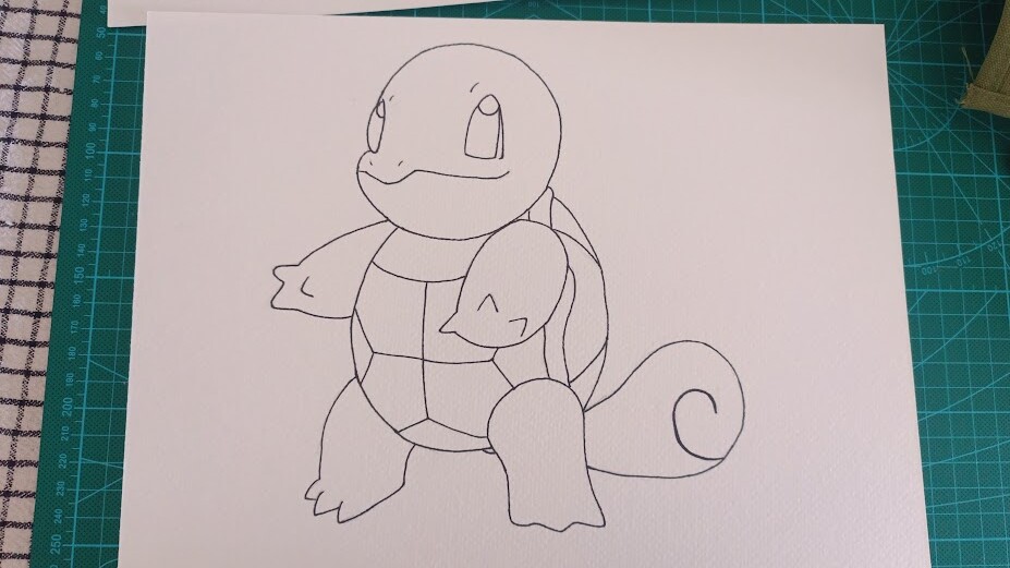 Squirtle Outline