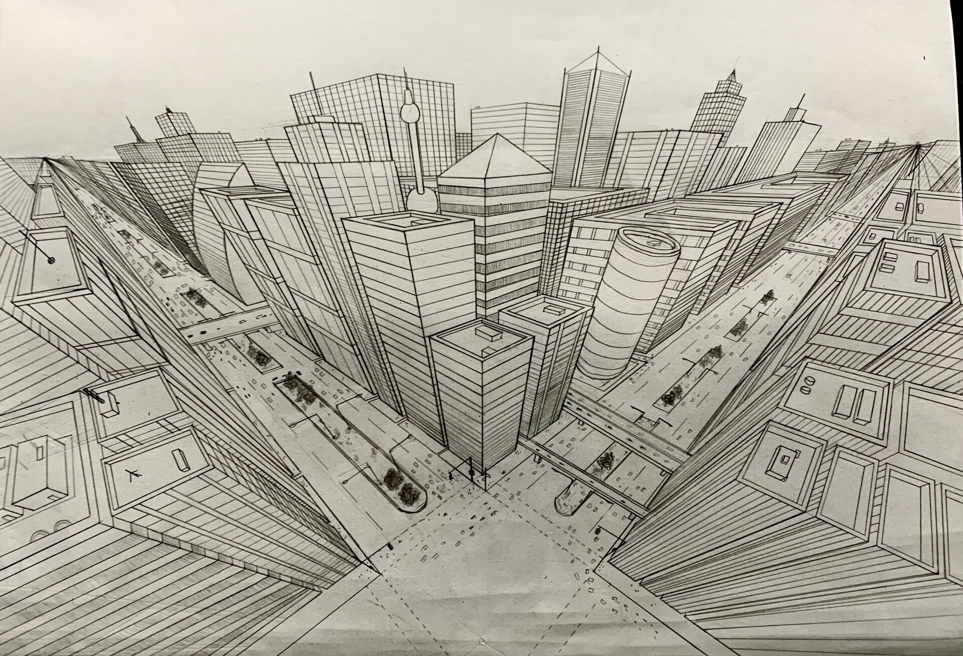 how to draw awesome buildings