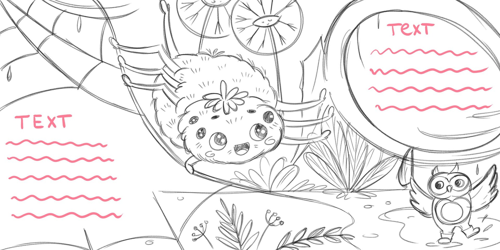 itsy bitsy spider coloring book