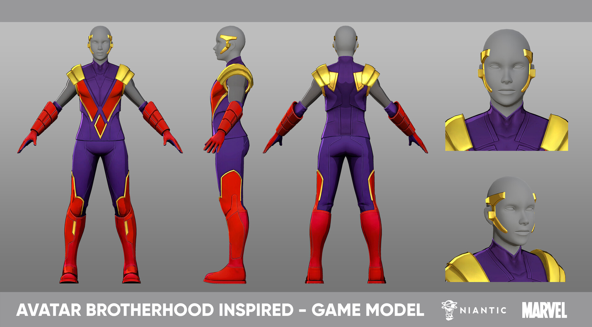 Taolun Guo - Marvel World of Heroes: X-Men Brotherhood Avatar Costume