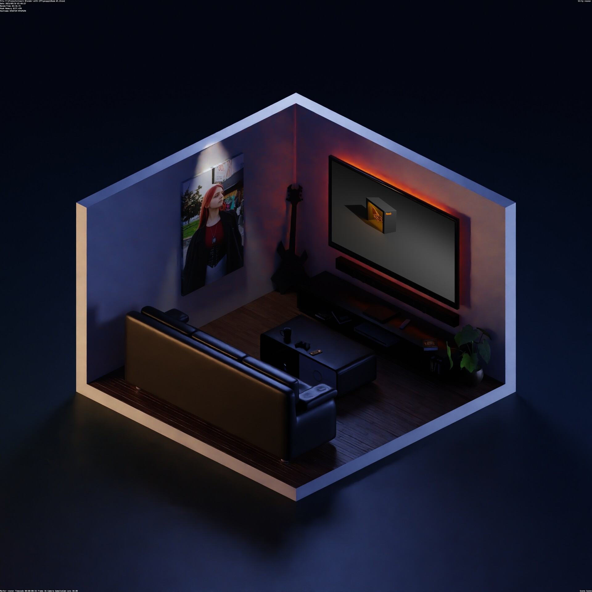 ArtStation - Isometric rooms