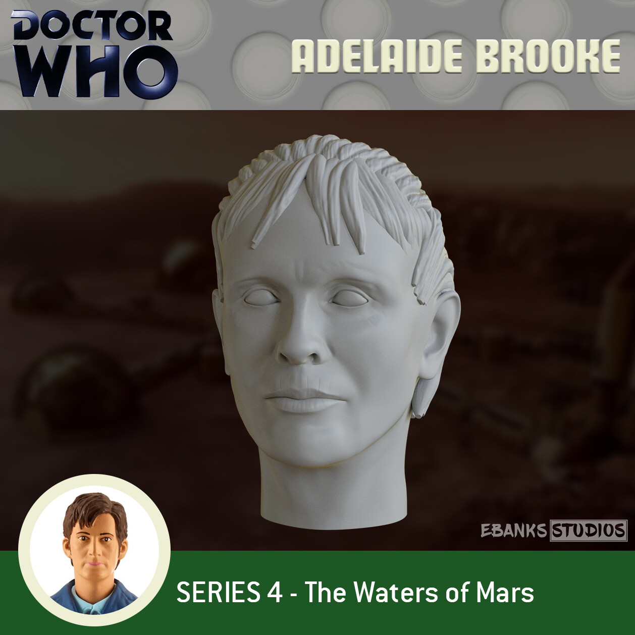 ArtStation - Adelaide Brooke - Custom Doctor Who Figure Head