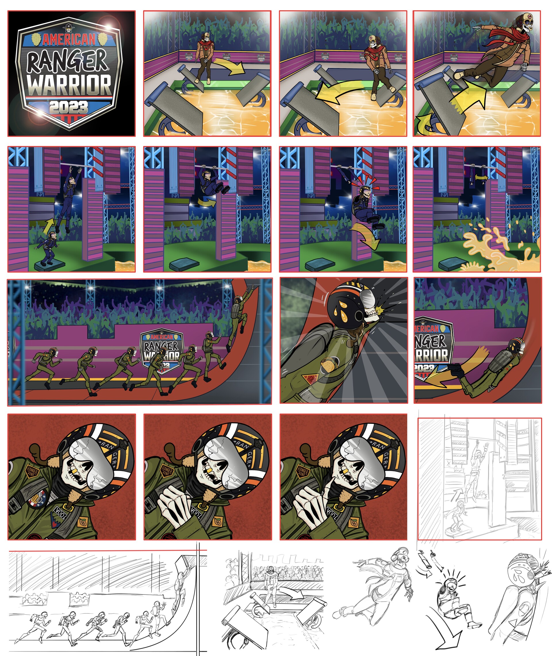 ArtStation - American Voodoo Warrior boards