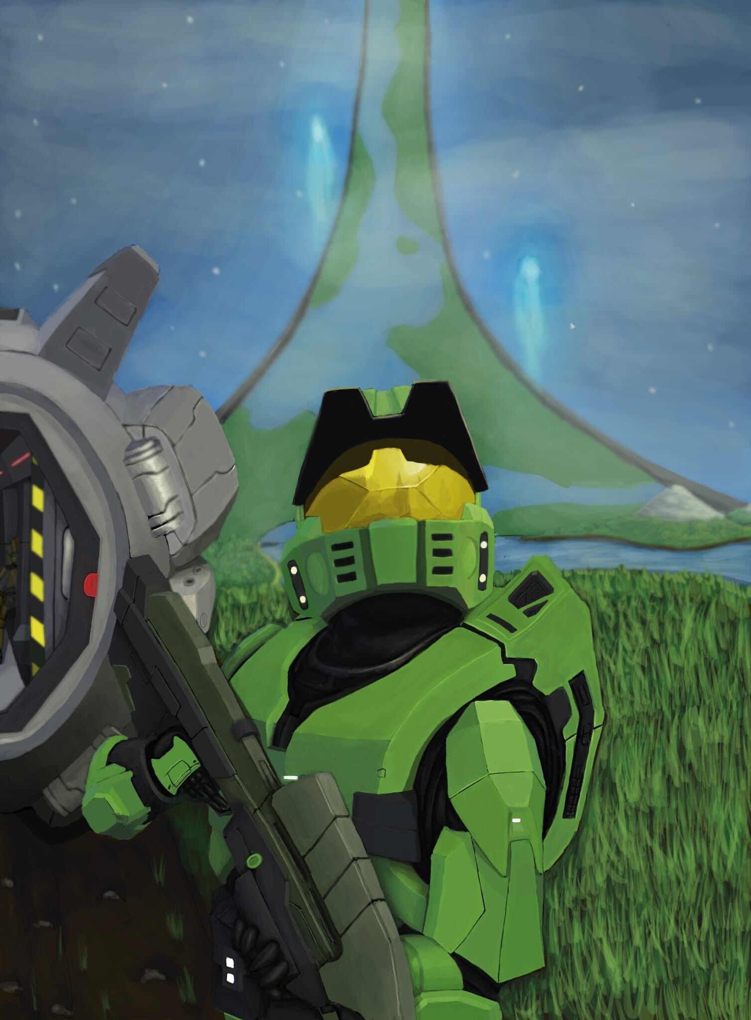 ArtStation - Halo Combat Evolved - Halo