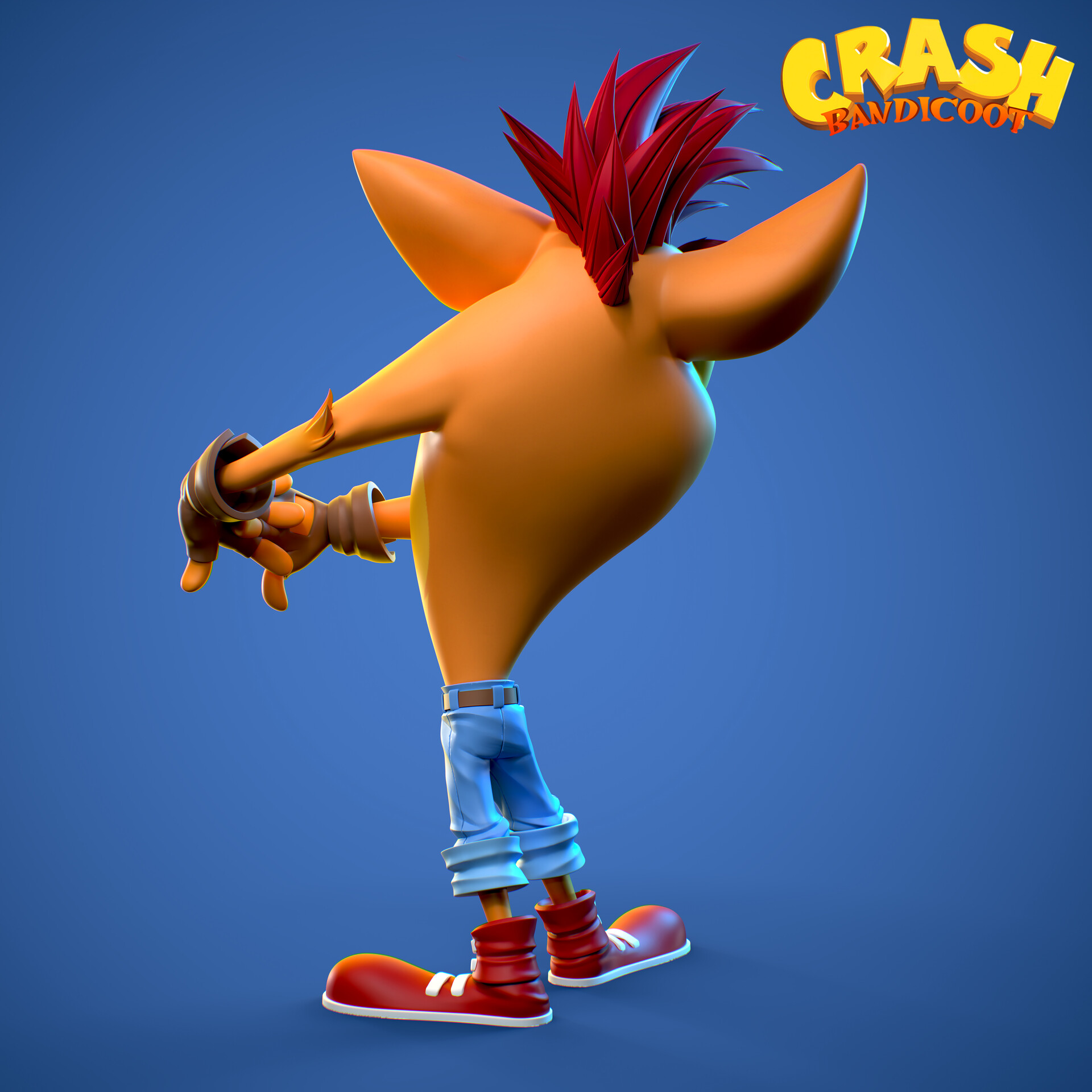 Gabriel Lemaire - CRASH BANDICOOT - Fan Art