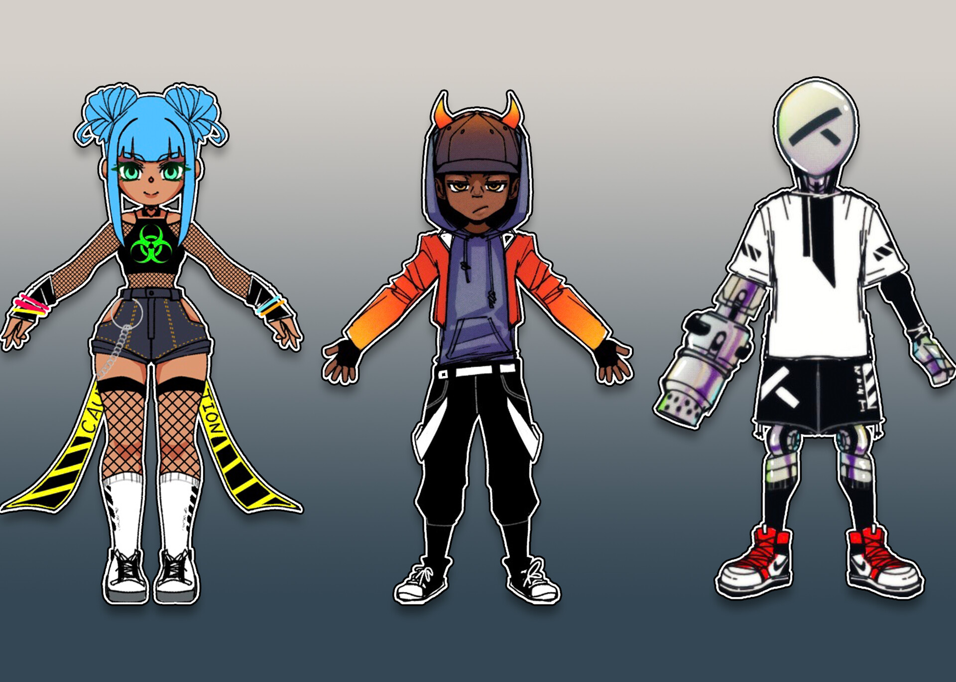 Mariah Hortillano - Rhythmix - Characters