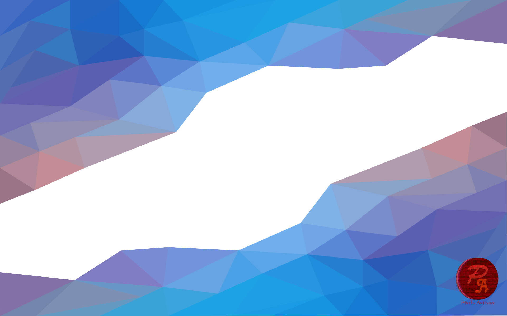 ArtStation - gradient polyart frame