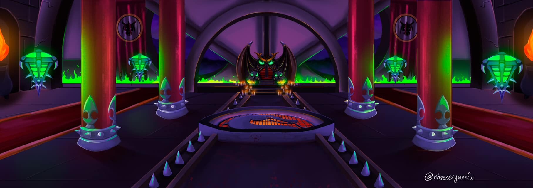 ArtStation - Shao Kahn's Palace (fan stage)