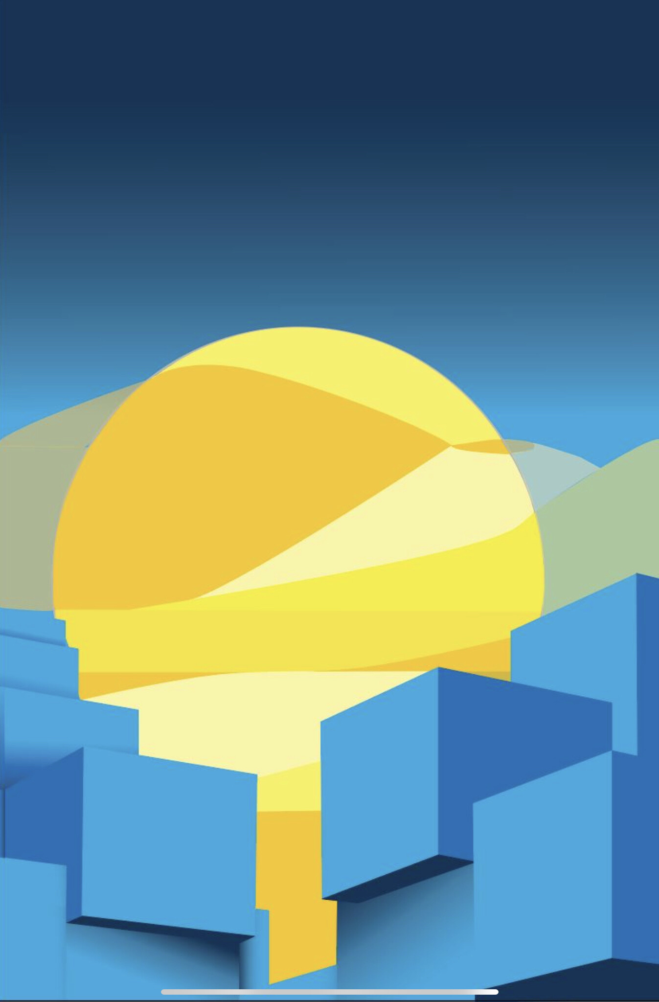 ArtStation - Blocky Sun [school project]