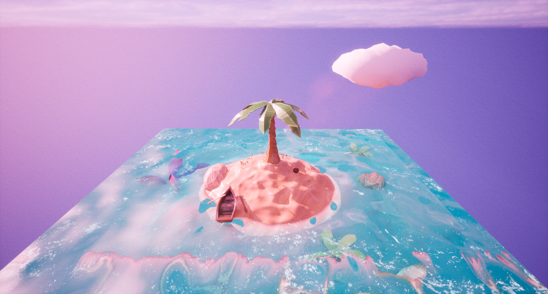 Rodrigo Calderon - Palm tree and Ocean