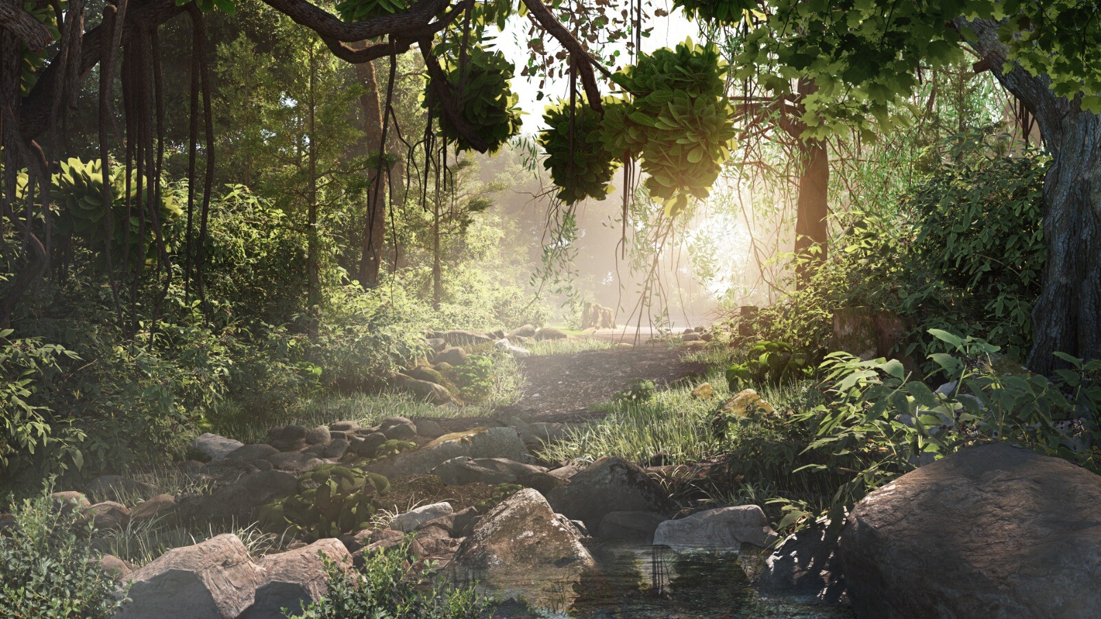 ArtStation - Realistic forest creation