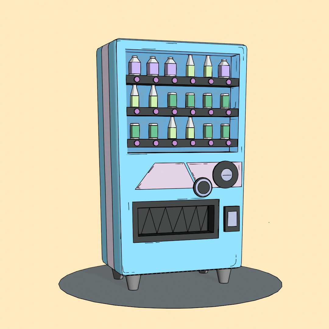 ArtStation - Vending machine
