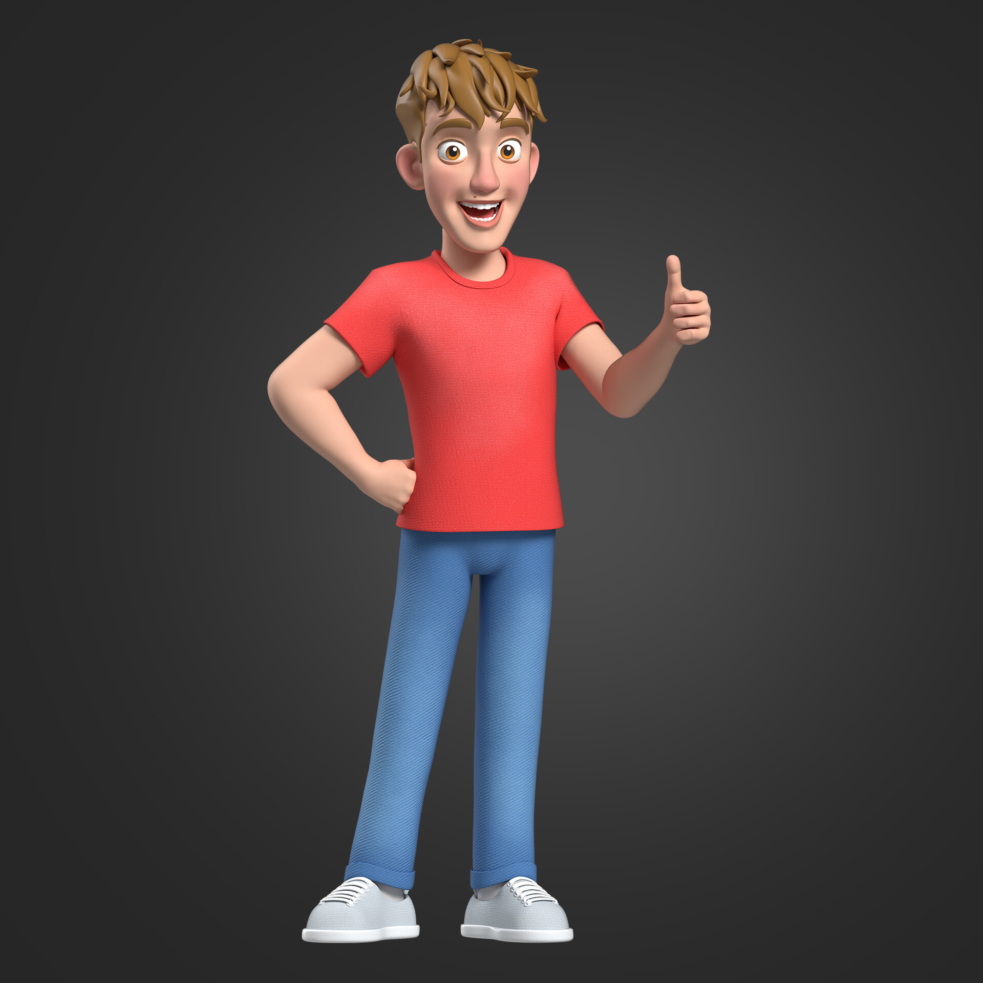 Victor Titanu - 3d cartoon character