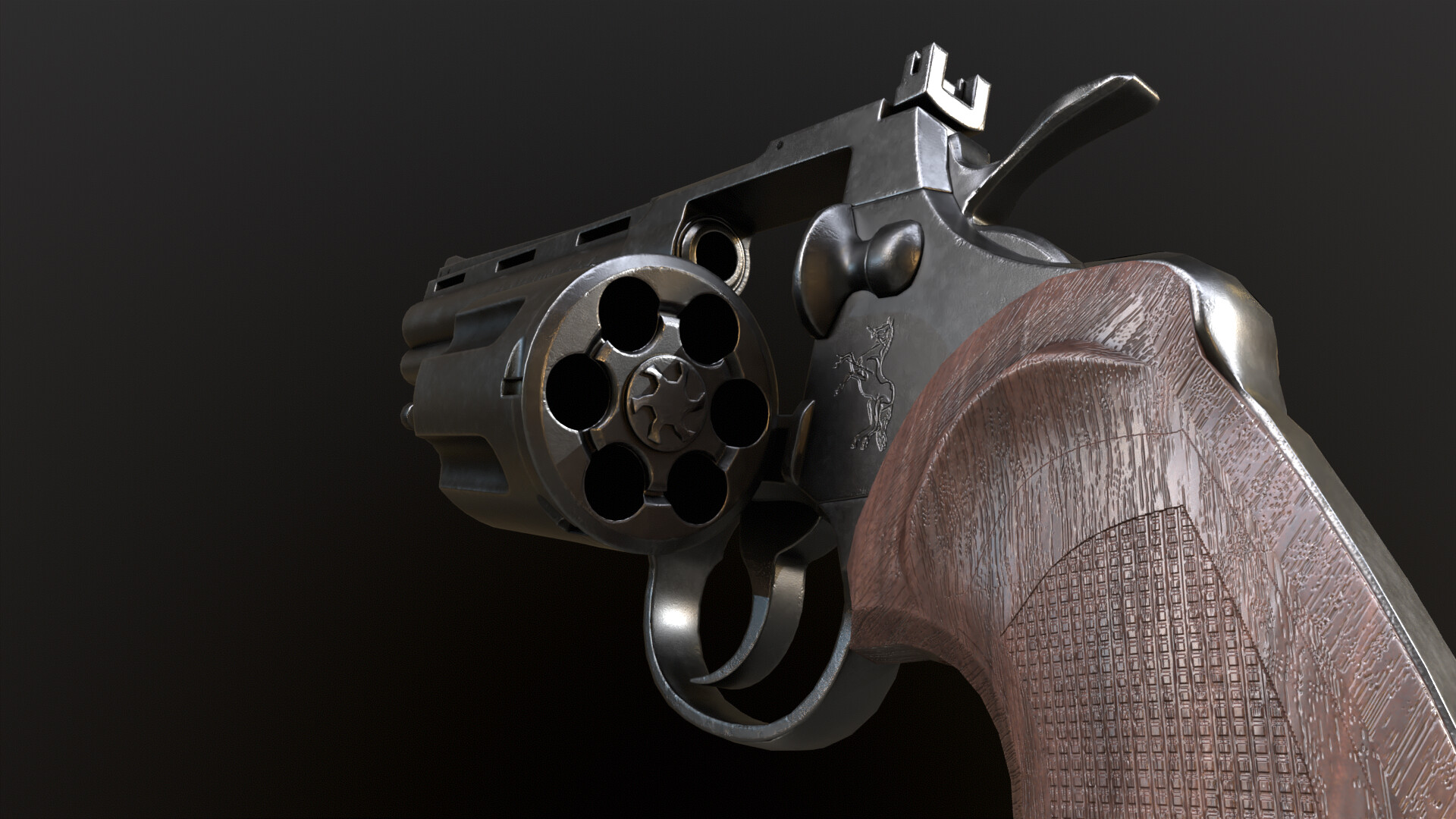 ArtStation - Colt Python .357 magnum