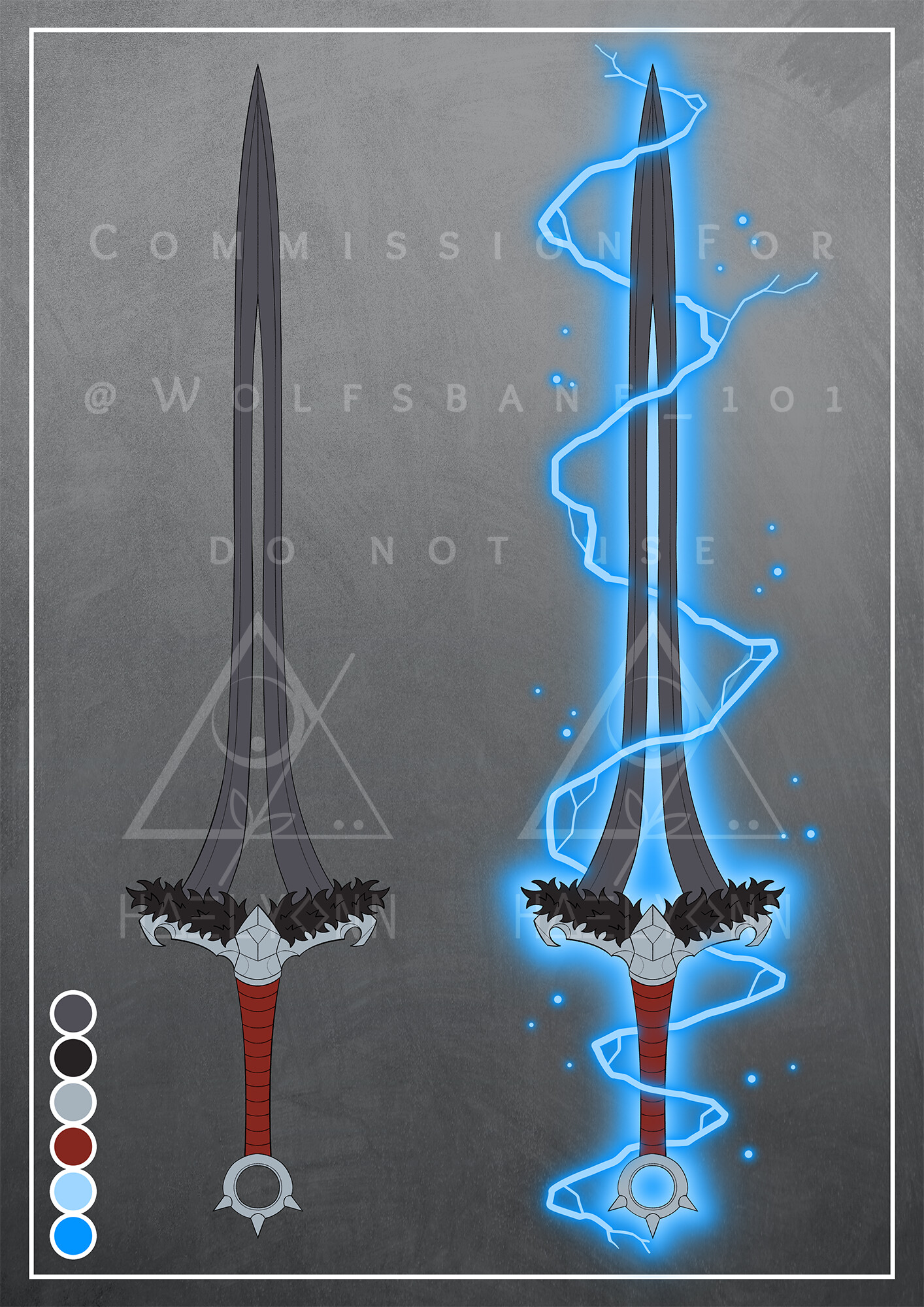 ArtStation - One-Handed Sword - Weapon Design