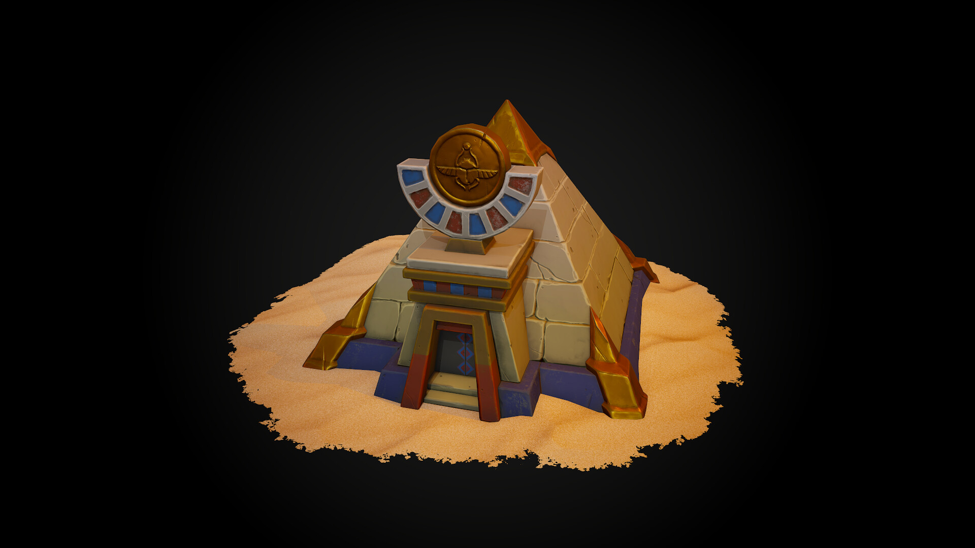 ArtStation - Stylized pyramid