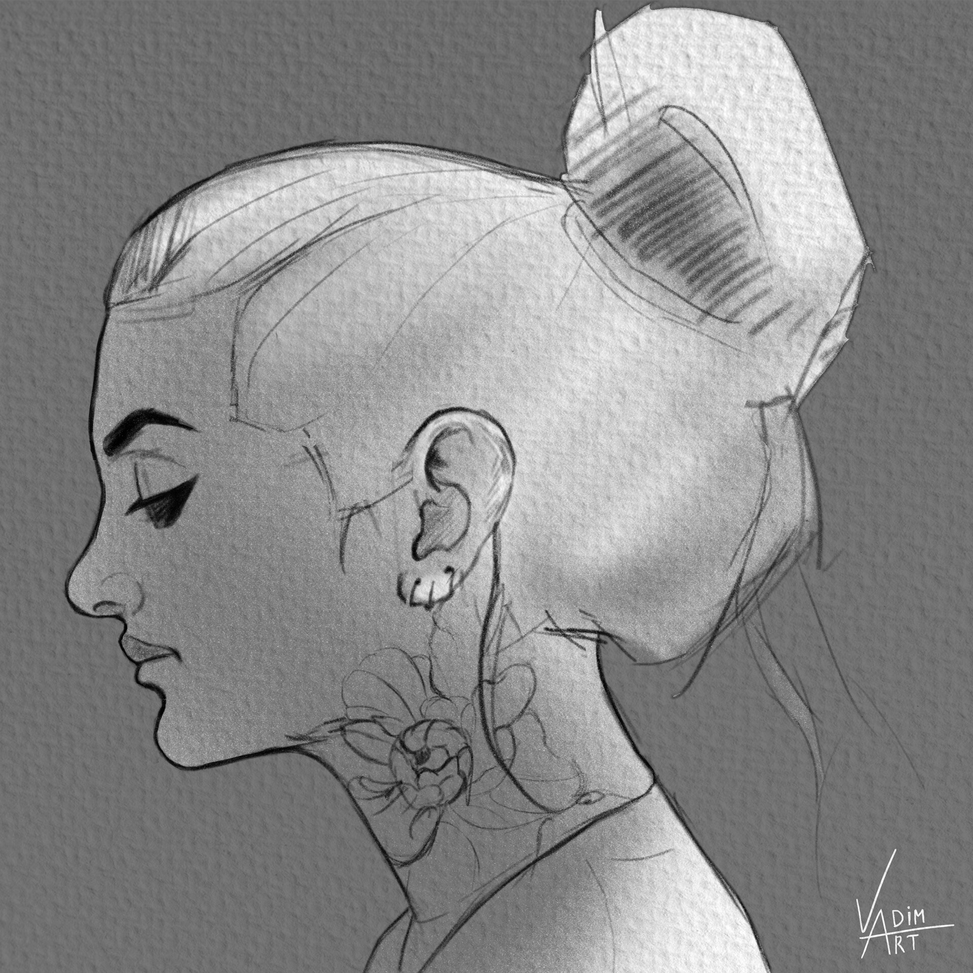 ArtStation - Girl Sketch