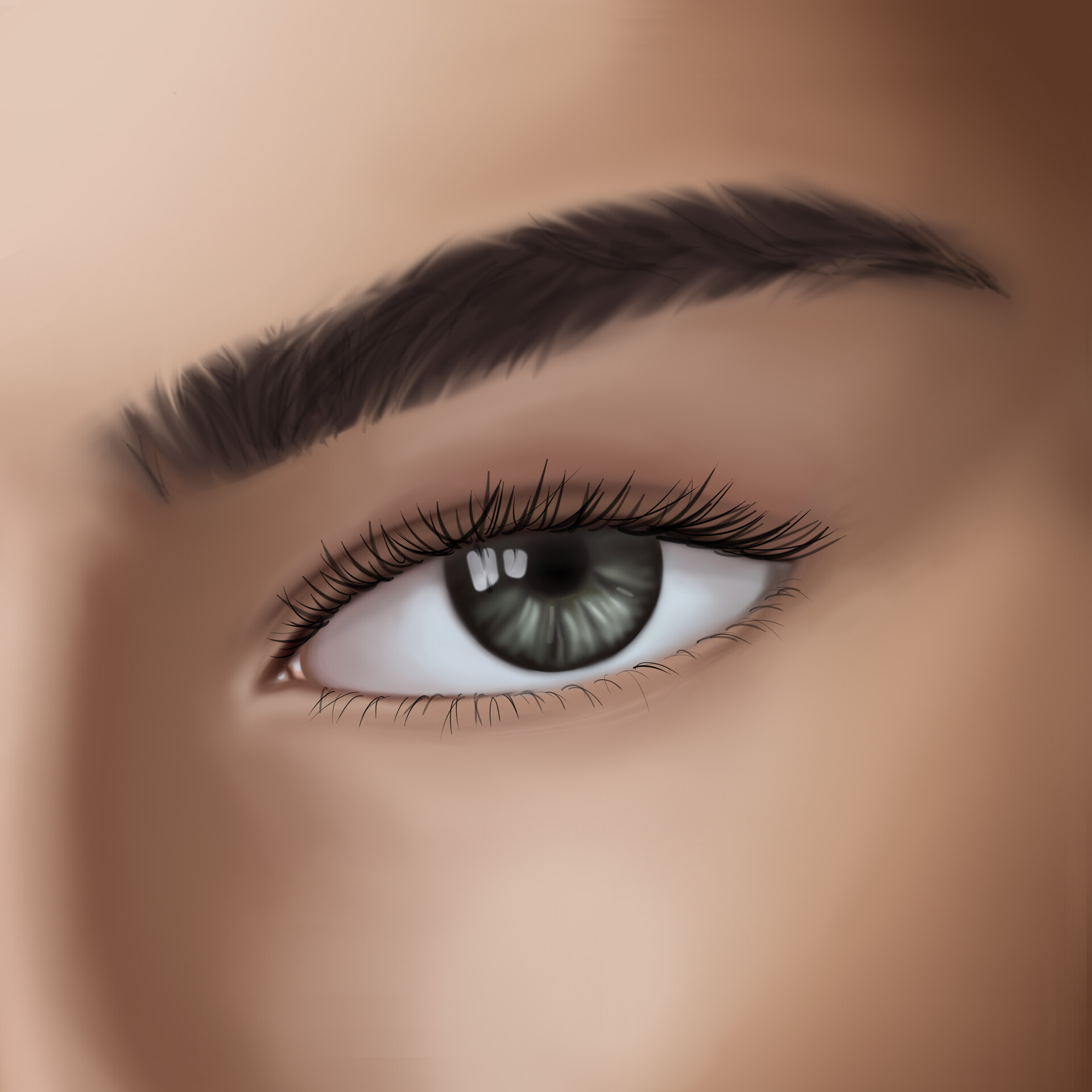 ArtStation - Eye Painting