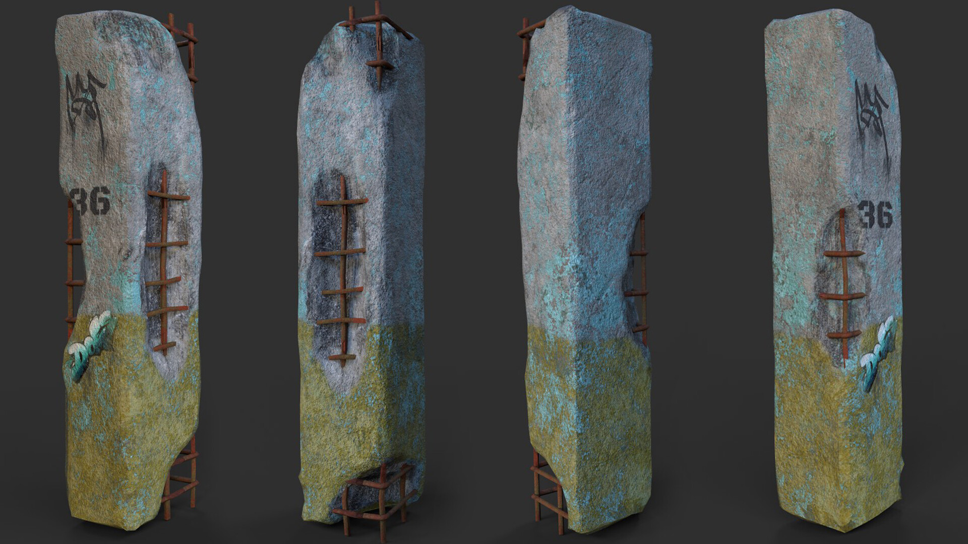 ArtStation - Damaged column