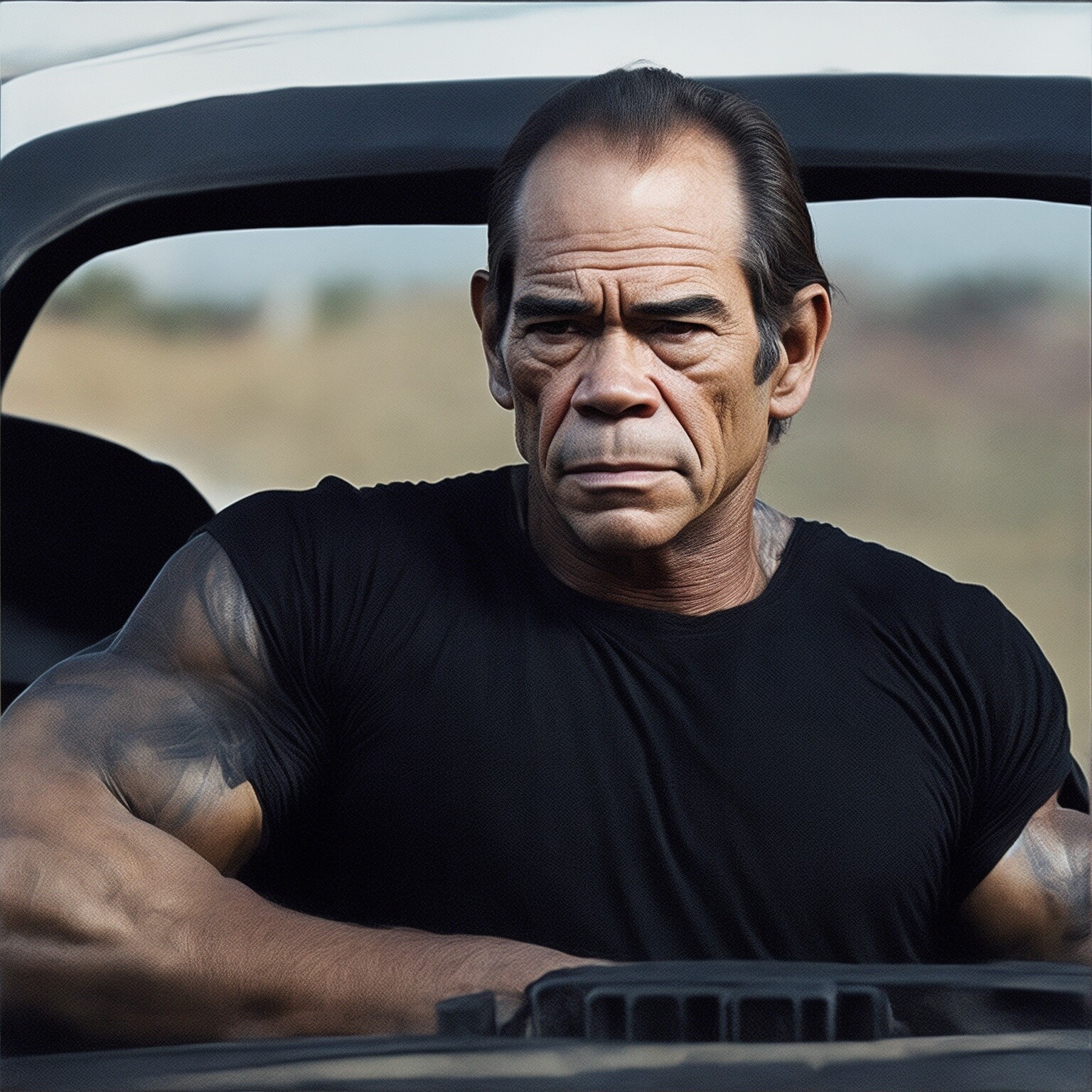 ArtStation - Tommy Lee Jones as Dominic Toretto