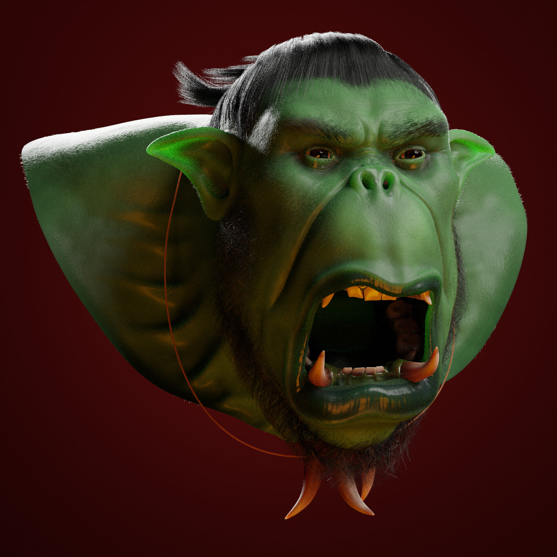 ArtStation - Orc head