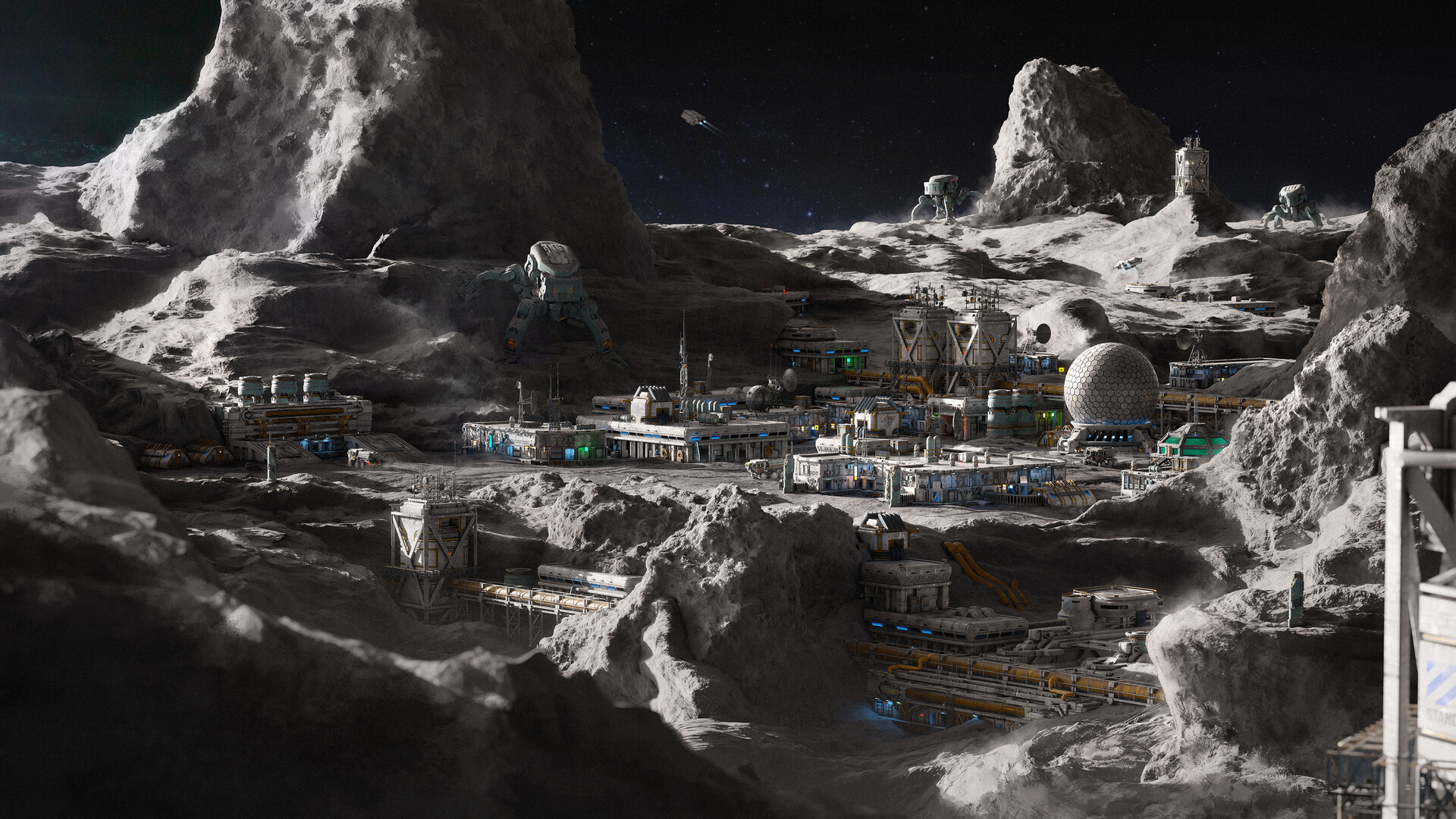 Moon Base, Dominique van Velsen : r/ImaginaryFuturism