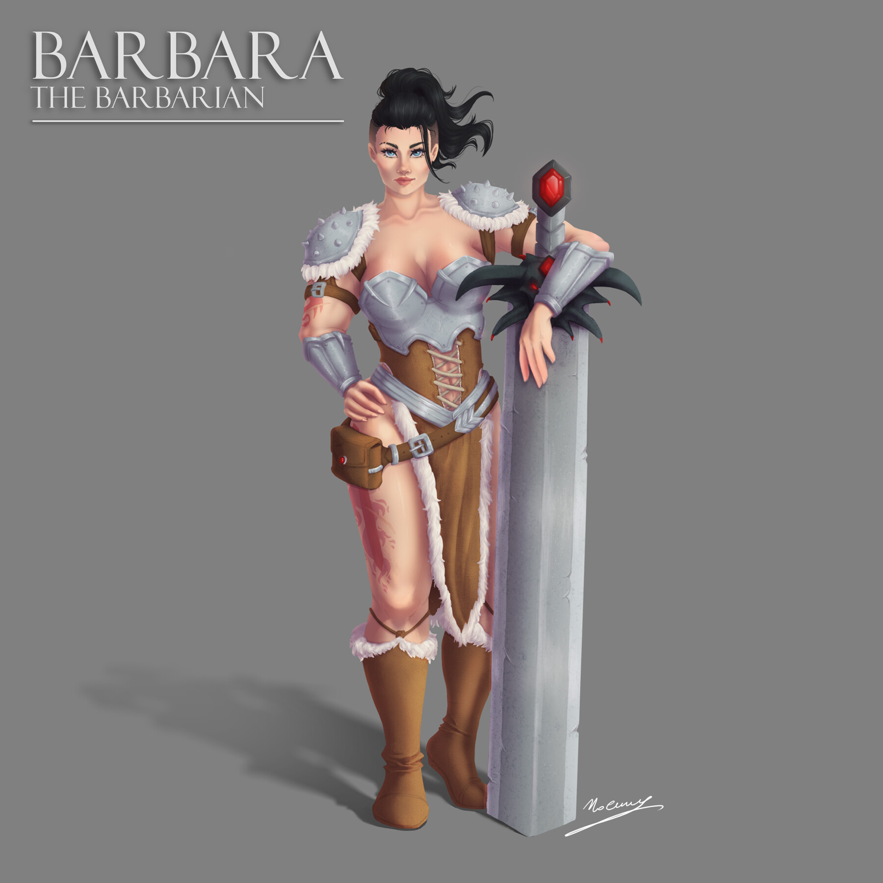 ArtStation - Barbara The Barbarian