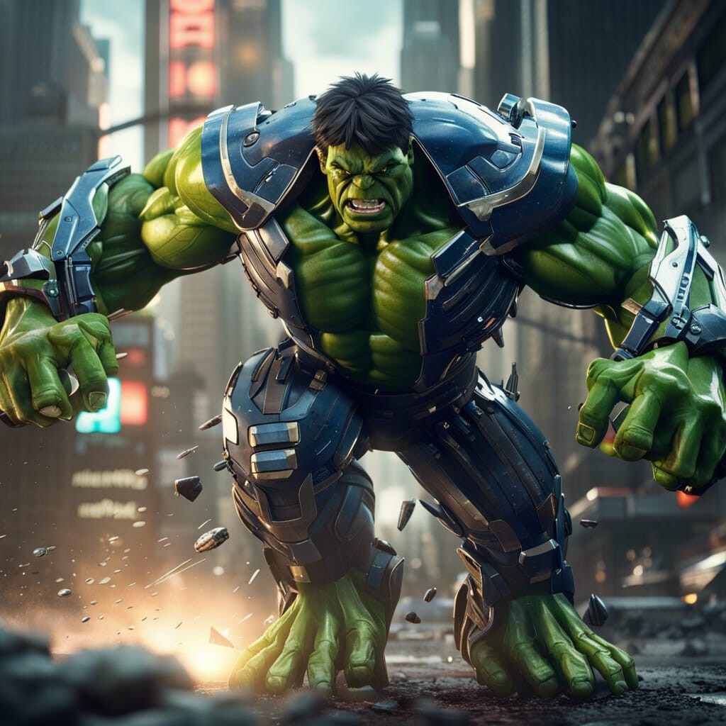 ArtStation - hulk Mecha suit, infinity Smashes