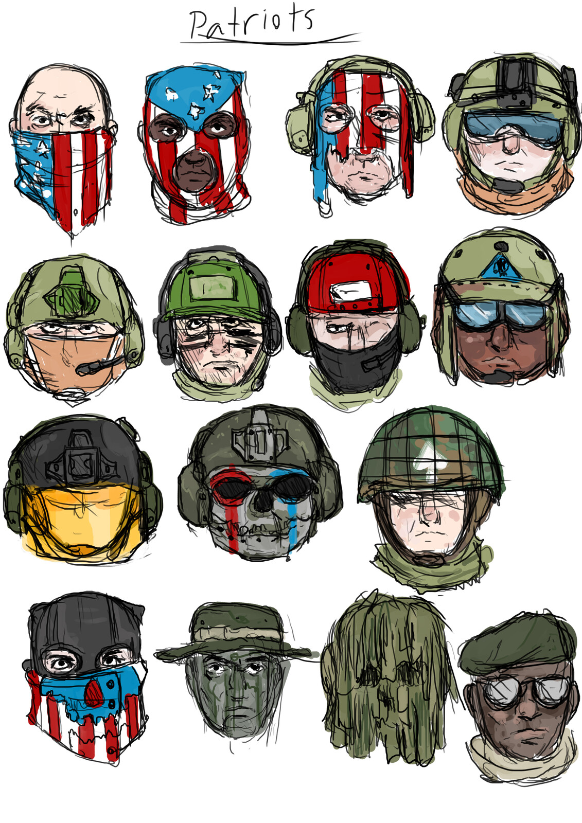 Michael Barnes (Sketch-R) - MICRONATION Armour and Cloth Concepts #1