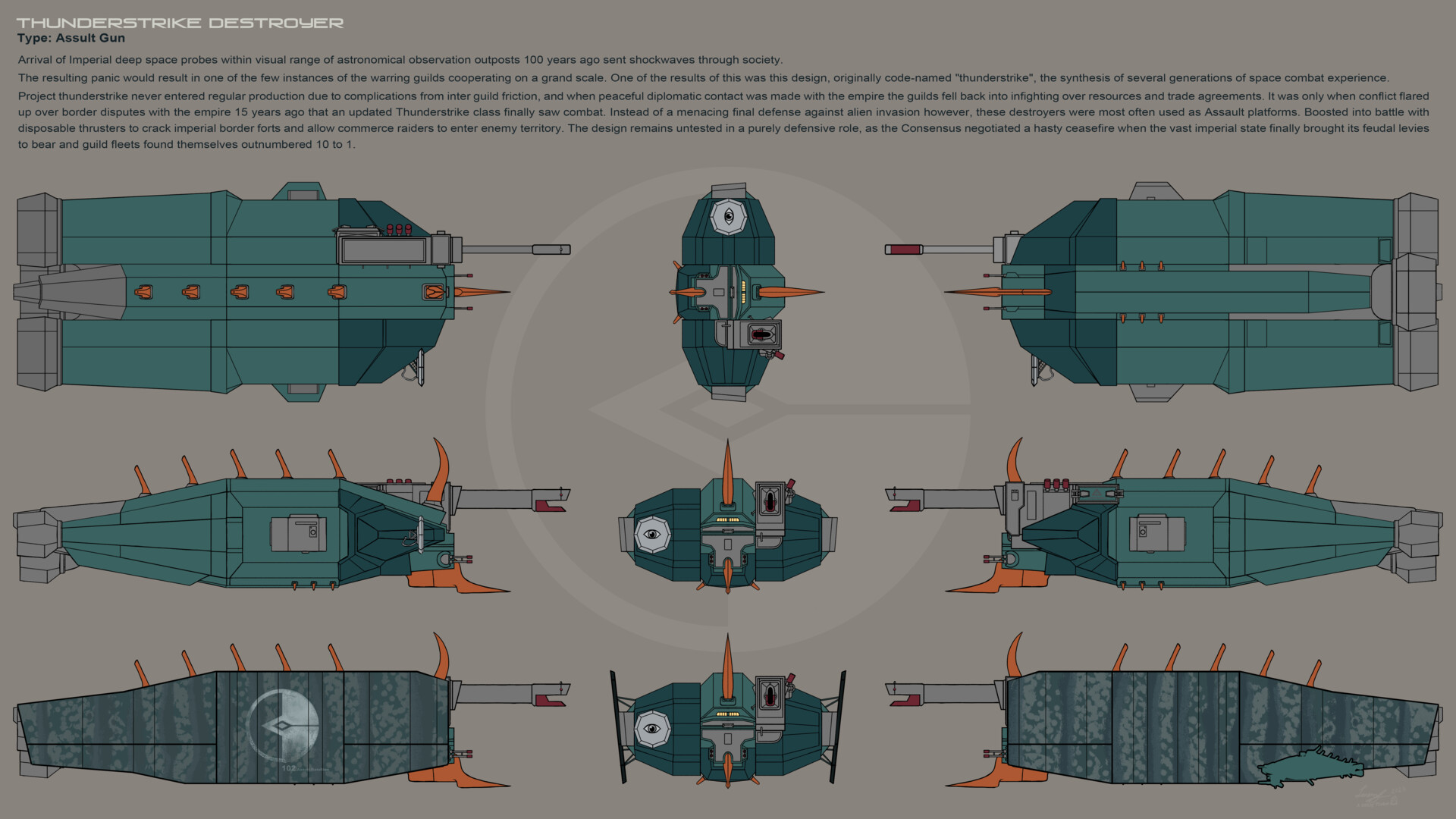 ArtStation - Destroyers (commission)