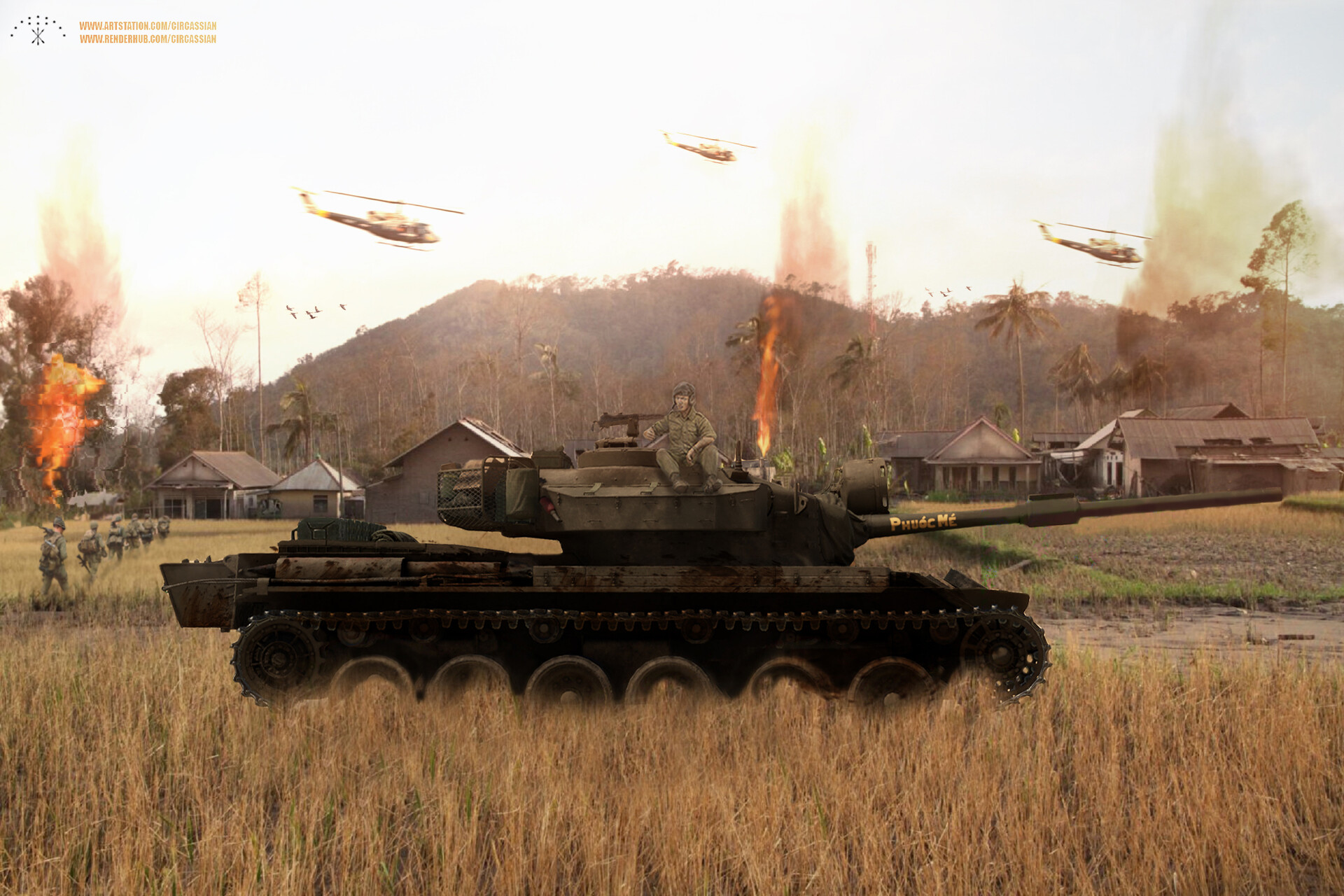 CIRCASSIAN - Centurion Mk5/1 RAAC "Phuóc Mé" Vietnam War Period.