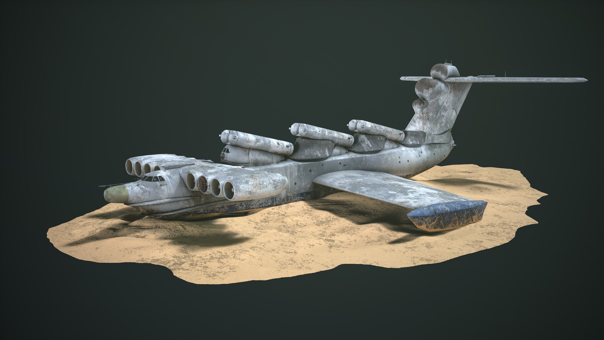 ArtStation - Lun - ekranoplan project 903