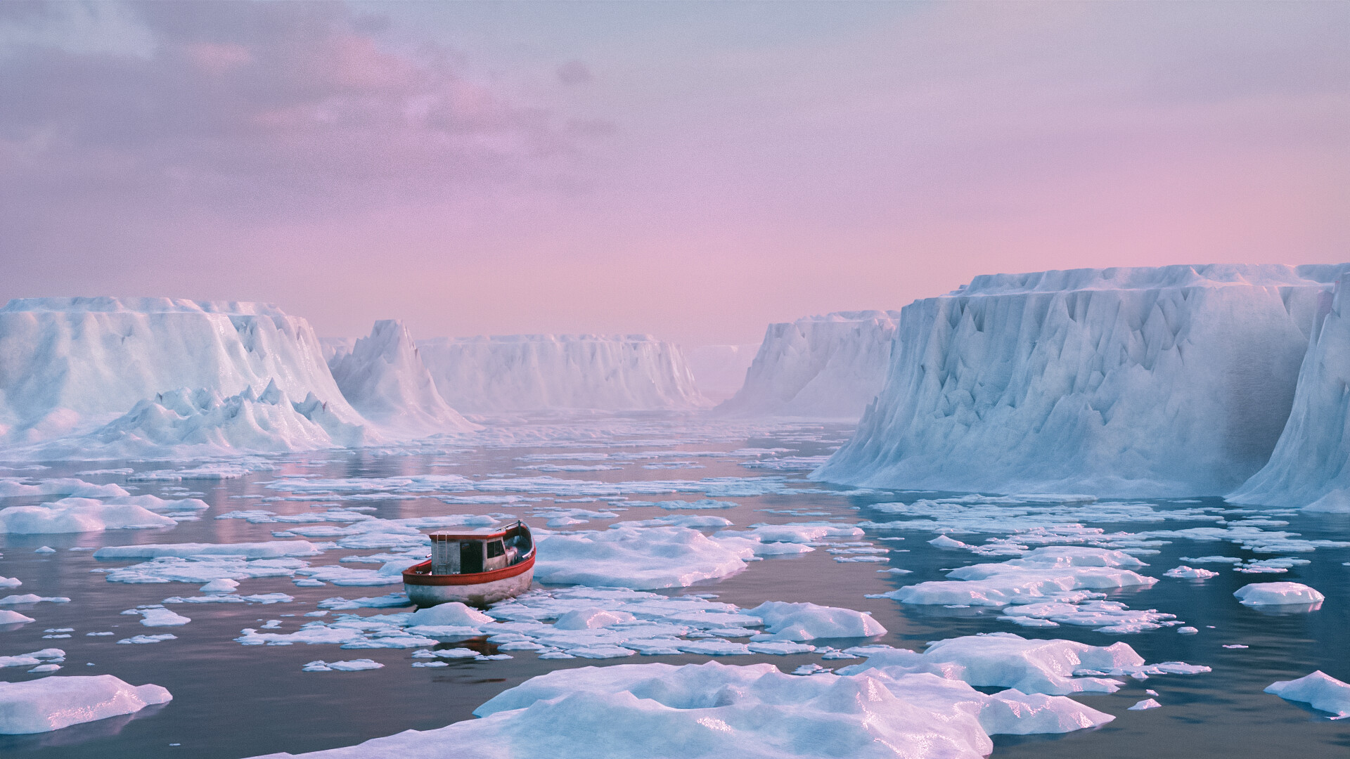 ArtStation - Ice polar environment