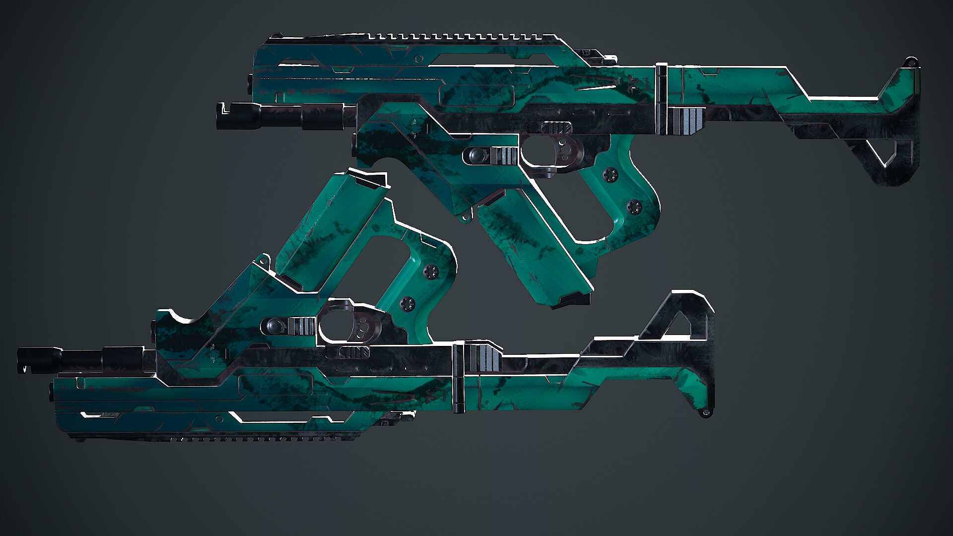 ArtStation - Sci-fi smg