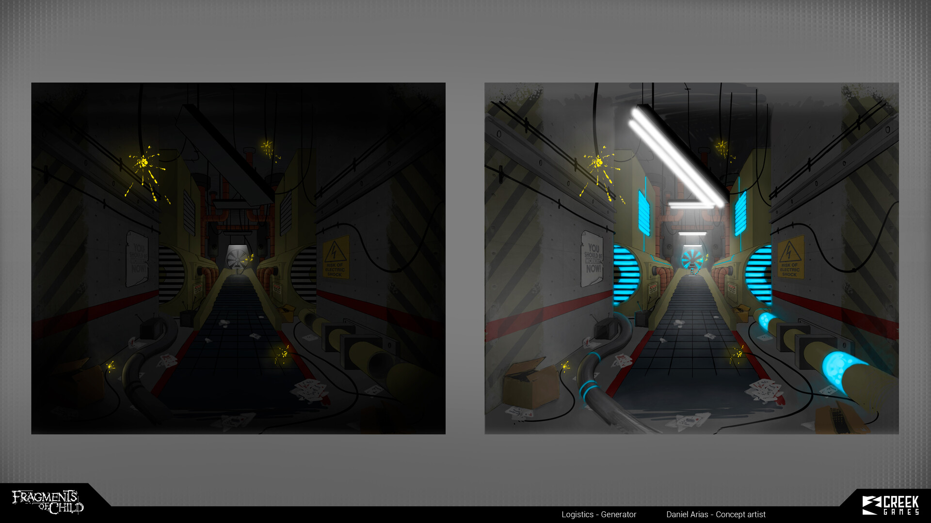 Daniel Arias - FRAGMENTS OF CHILD - Logistics Environment