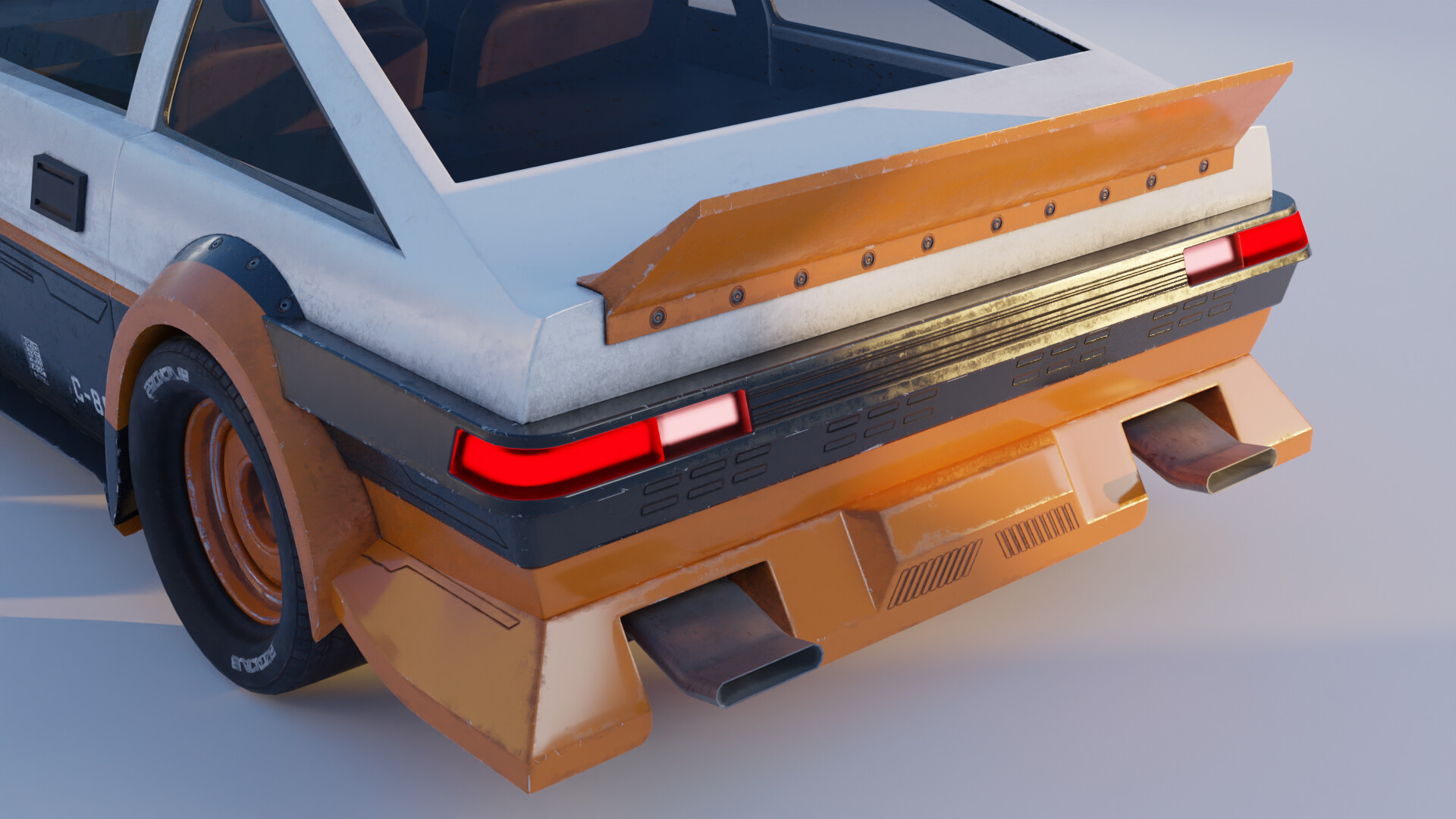 Y01 Graphics - Cyberpunk AE86 Concept