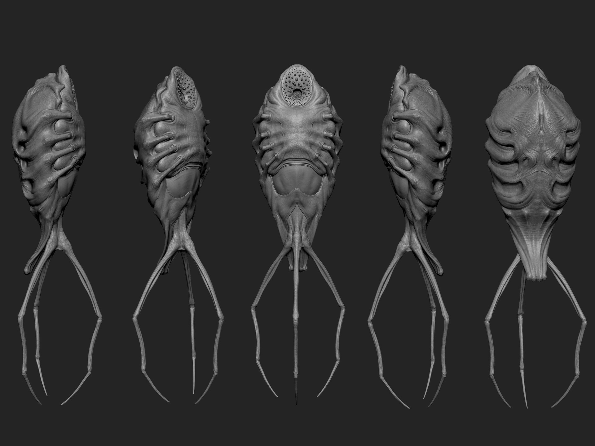 Samuel Swanborough - Fleshy Lamprey Alien