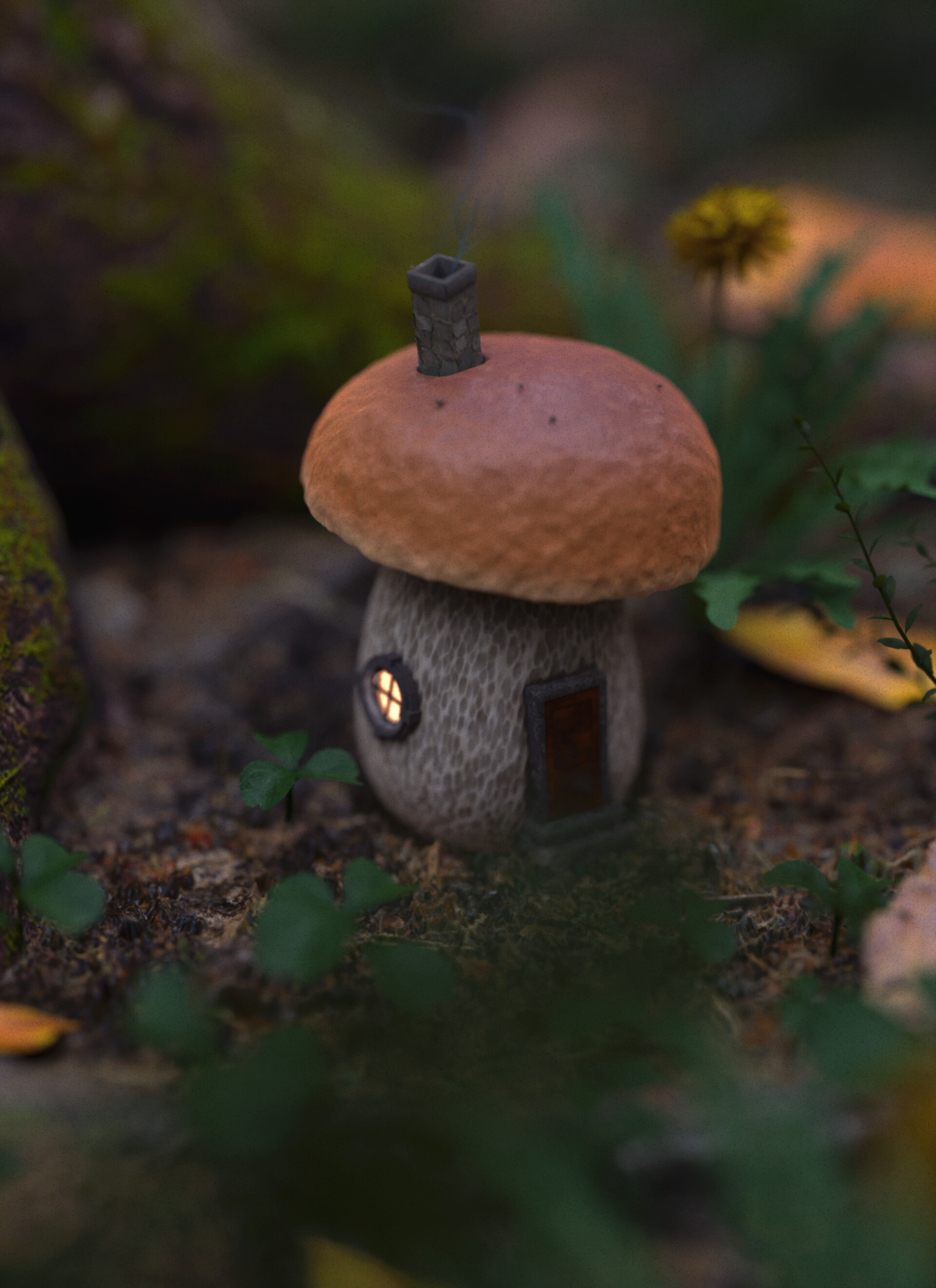 ArtStation - Mushroom house