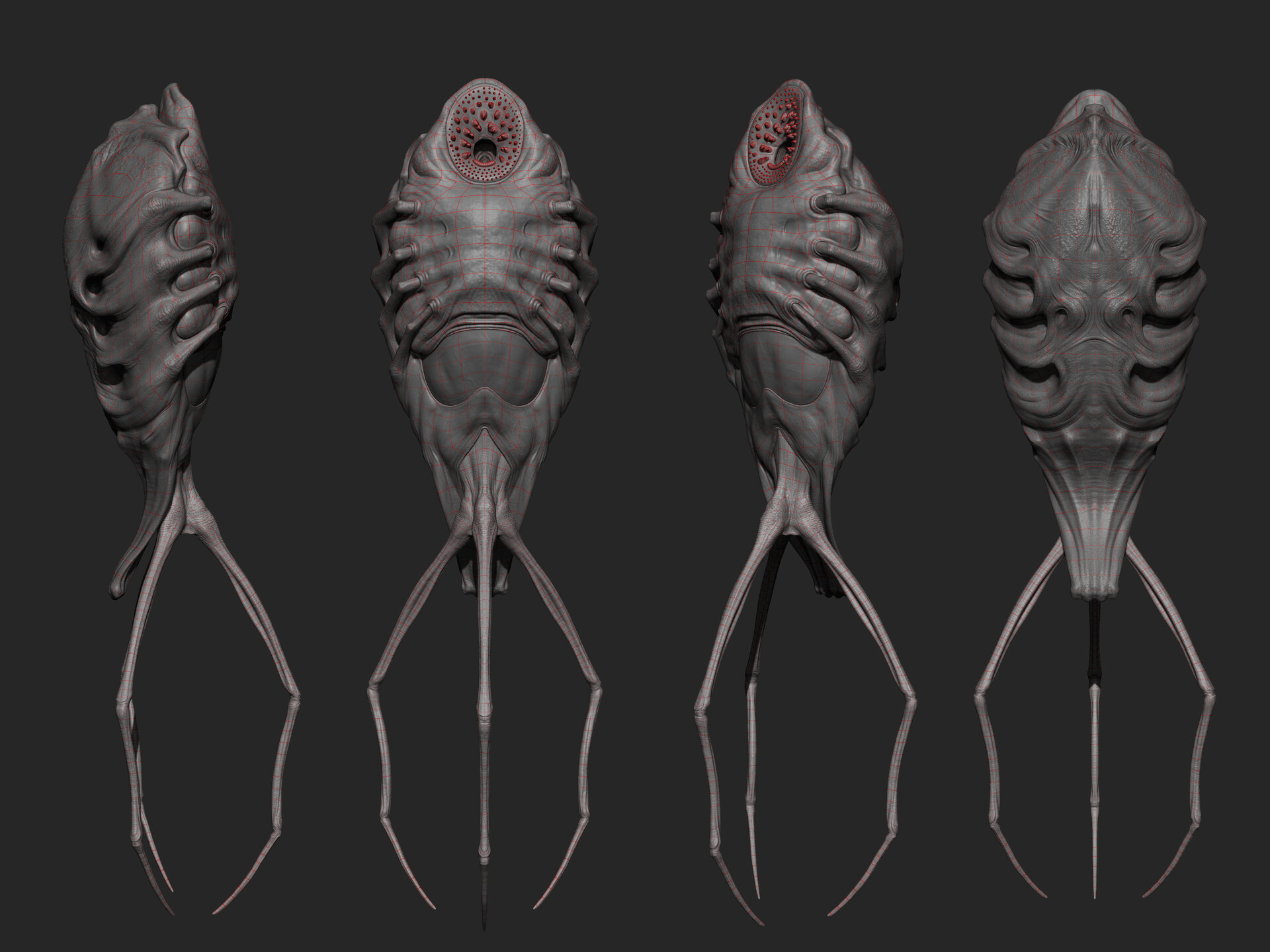 Samuel Swanborough - Fleshy Lamprey Alien