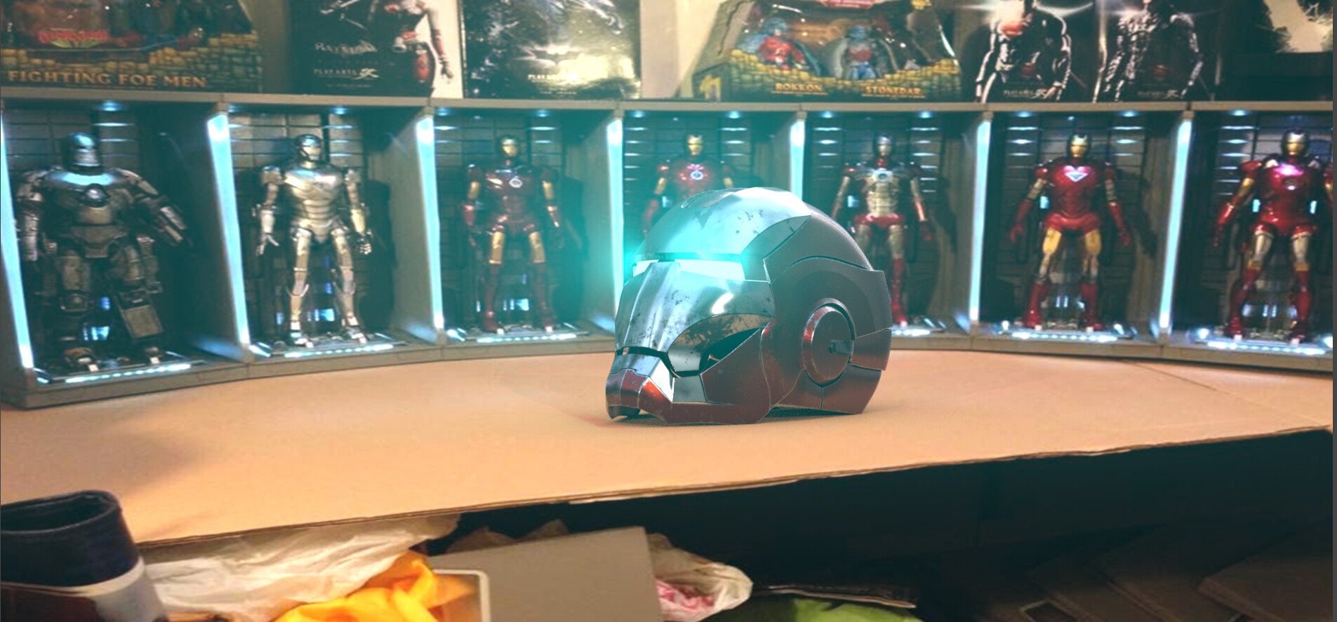 Mobius3D - Iron Man Helmet 3D Model