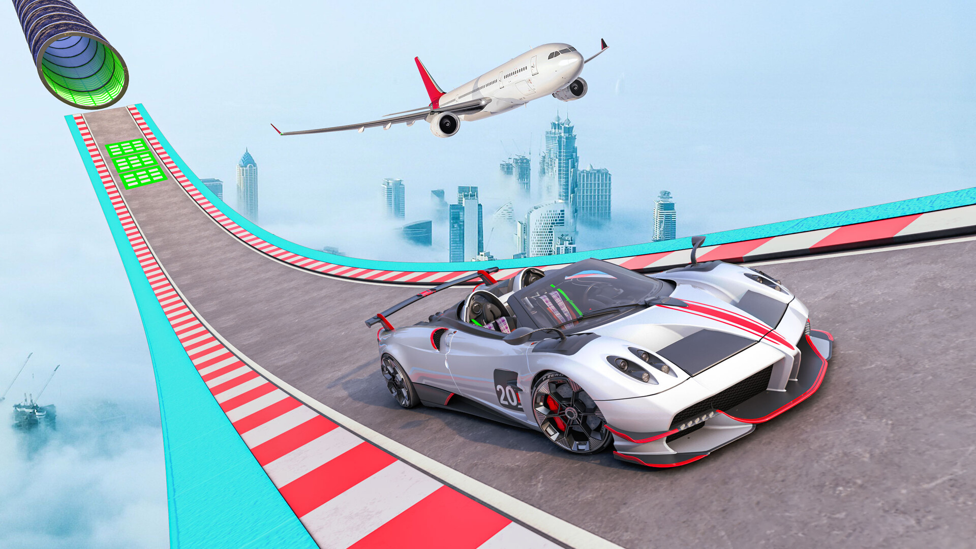 ArtStation - Mega Ramp Car Stunt