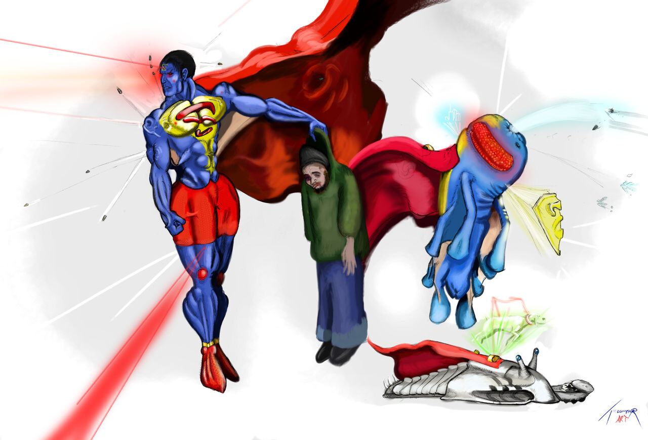 ArtStation - More Alien Superman